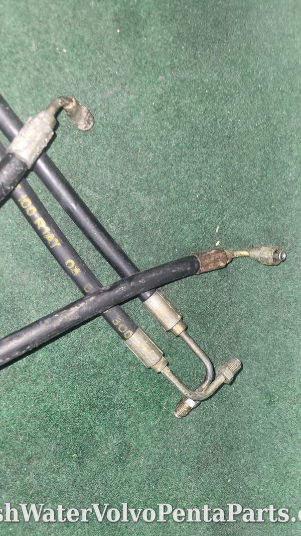 VOLVO PENTA DUNLOP DP-A SP-A 290 HIGH PRESSURE TRIM HOSES PN 852839 CY ...