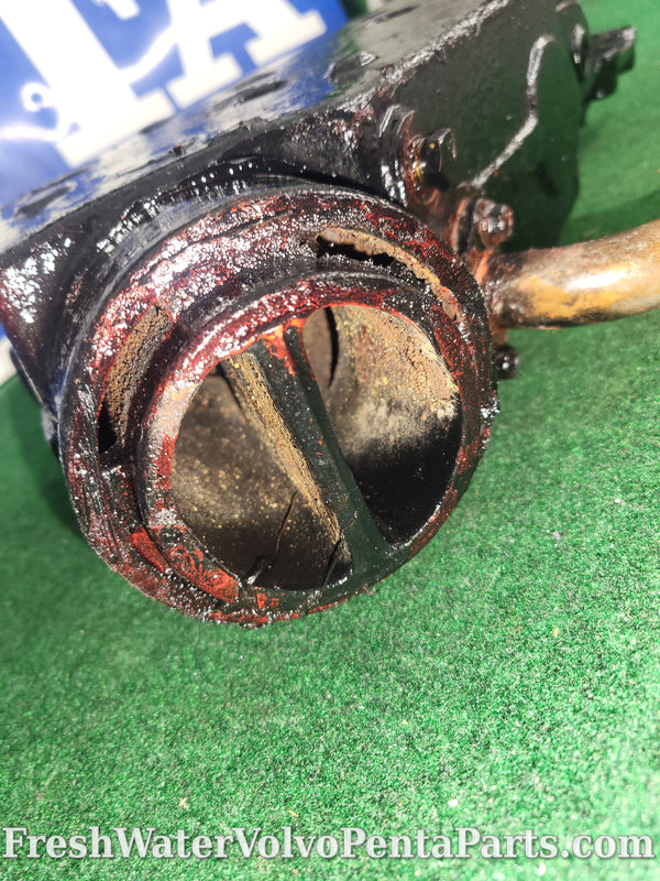 Volvo Penta b230 Exhaust manifold aq131 aq151 230b 4 cylinder rpl 8344 ...