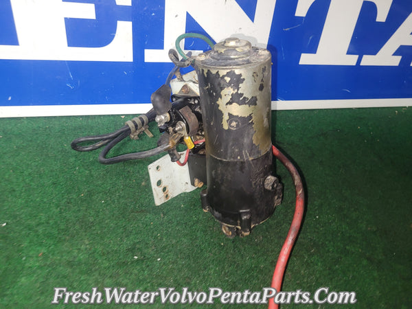 VOLVO PENTA TRIM PUMP WITH BUILT IN RESERVOIR RELAYS AND BRACKET 85292 ...