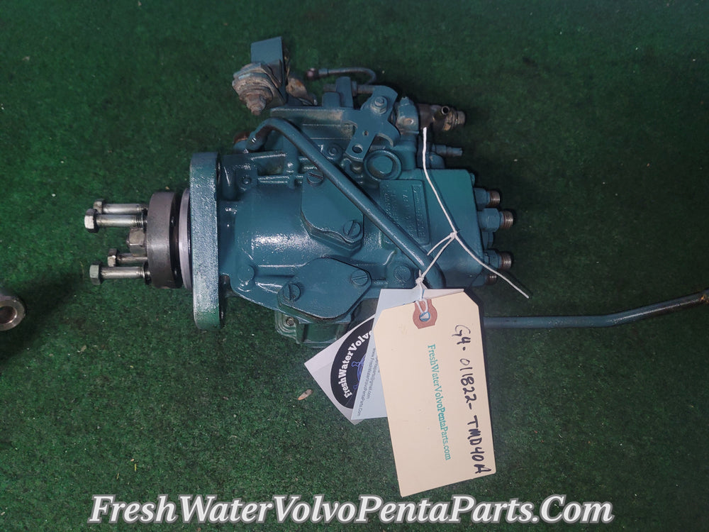 Volvo Penta TMD40 A Diesel Fuel Injection Pump Running Take off TMD40A ...