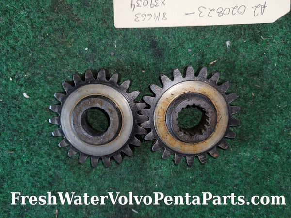 Volvo Penta Speedmaster 270E 280E lower unit top gears 814663 and 8390 ...