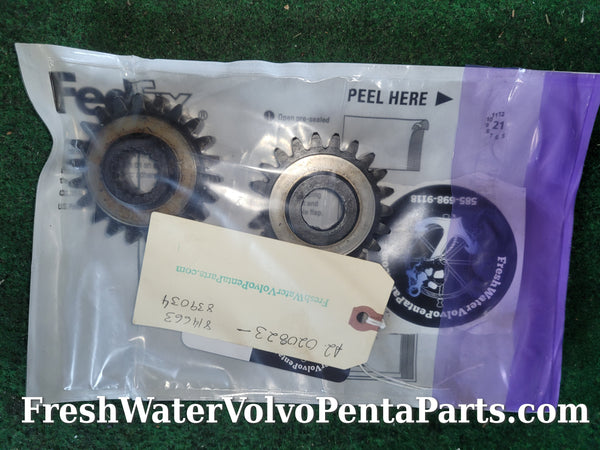Volvo Penta Speedmaster 270E 280E lower unit top gears 814663 and 8390 ...